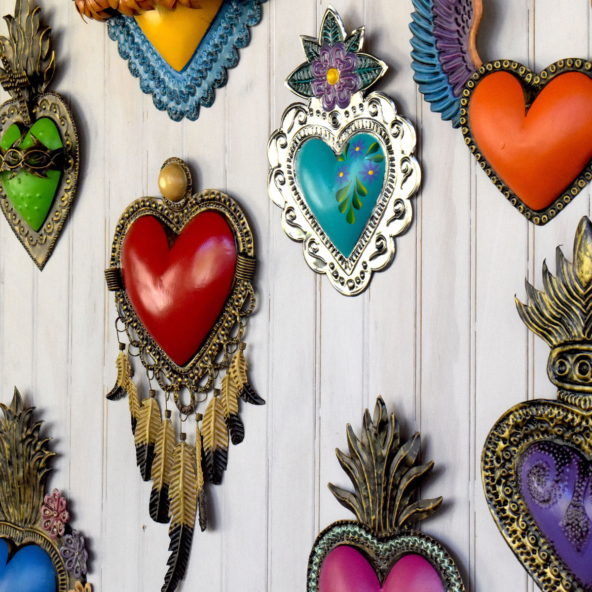 Corazón Copete Flor – Casa Milagros