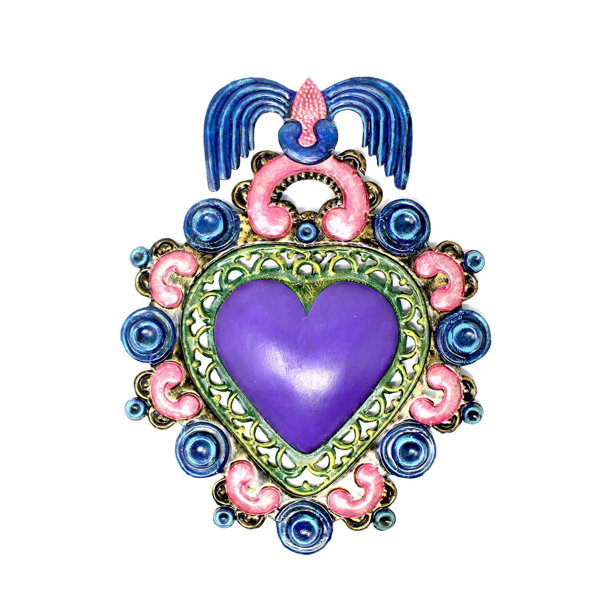 Corazón Azteca Bolas – Casa Milagros