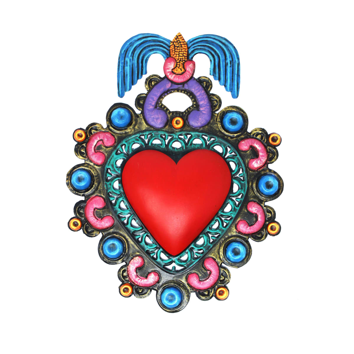 Corazón Azteca Bolas – Casa Milagros